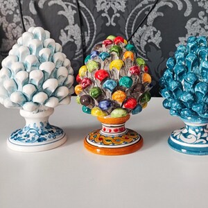 Ceramic Pine Cone - Stunning Art Piece for Mediterranean-inspired Home ...