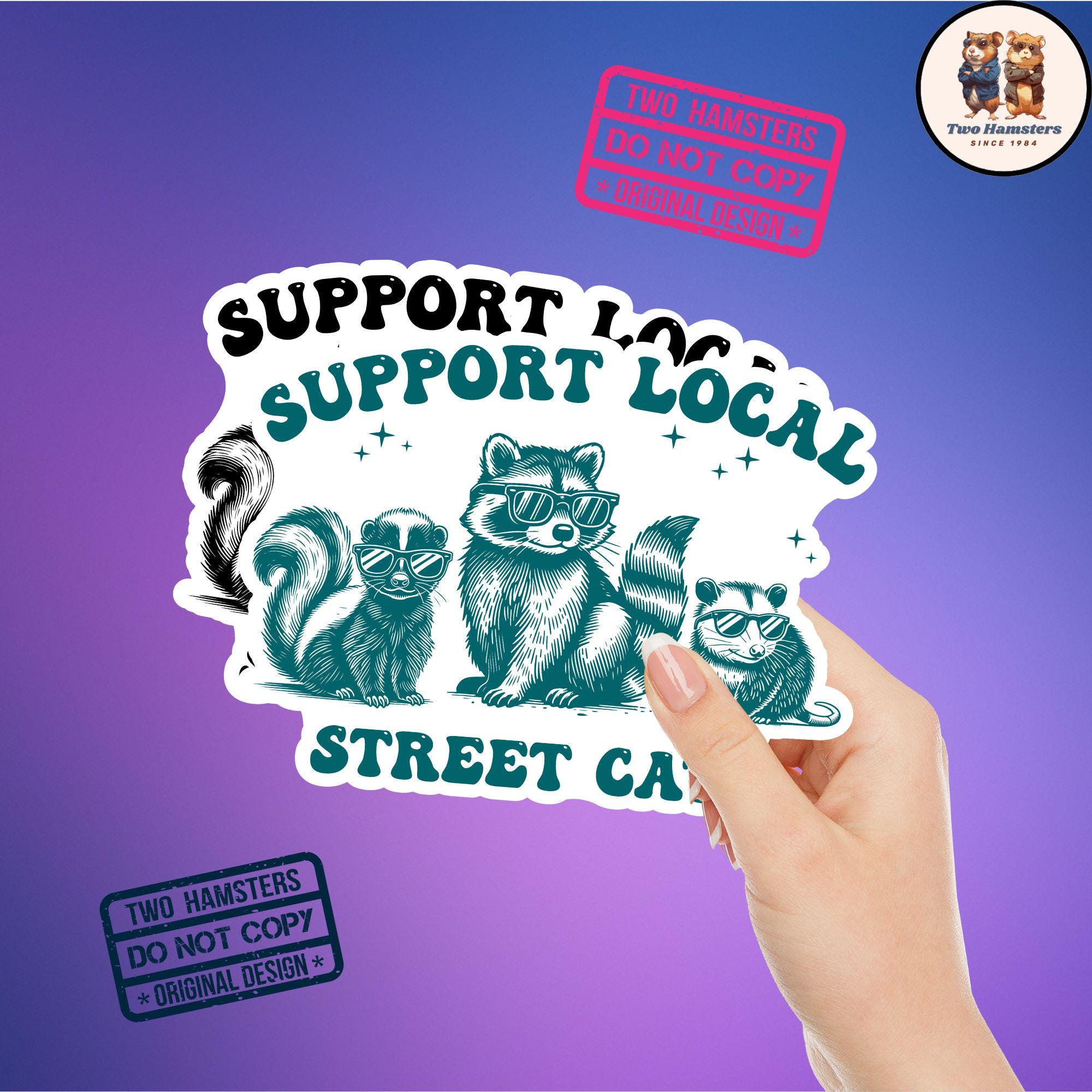 Support Local Street Cats SVG PNG Shirt/sweatshirt | Cute Animals ...