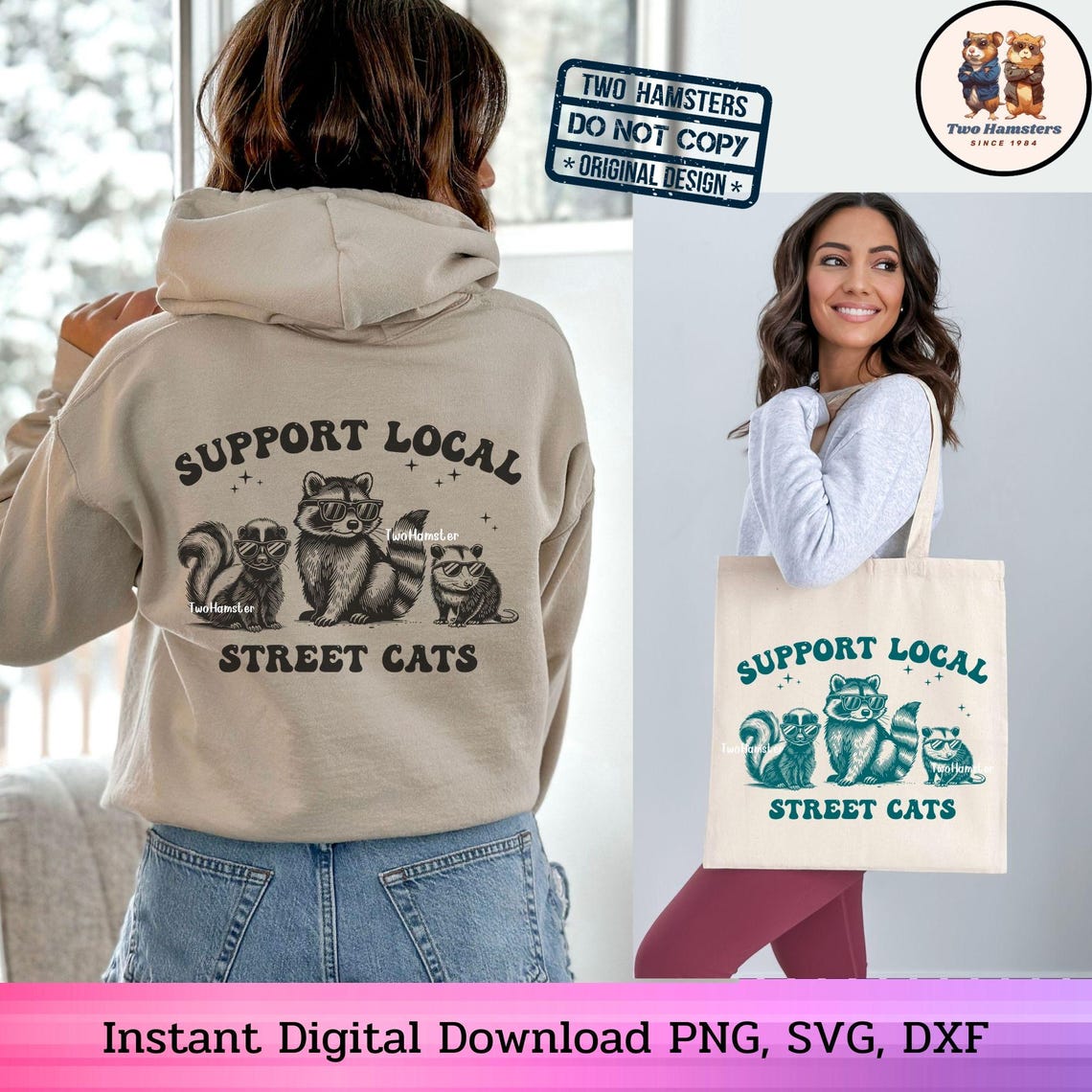 Support Local Street Cats SVG PNG Shirt/sweatshirt | Cute Animals ...