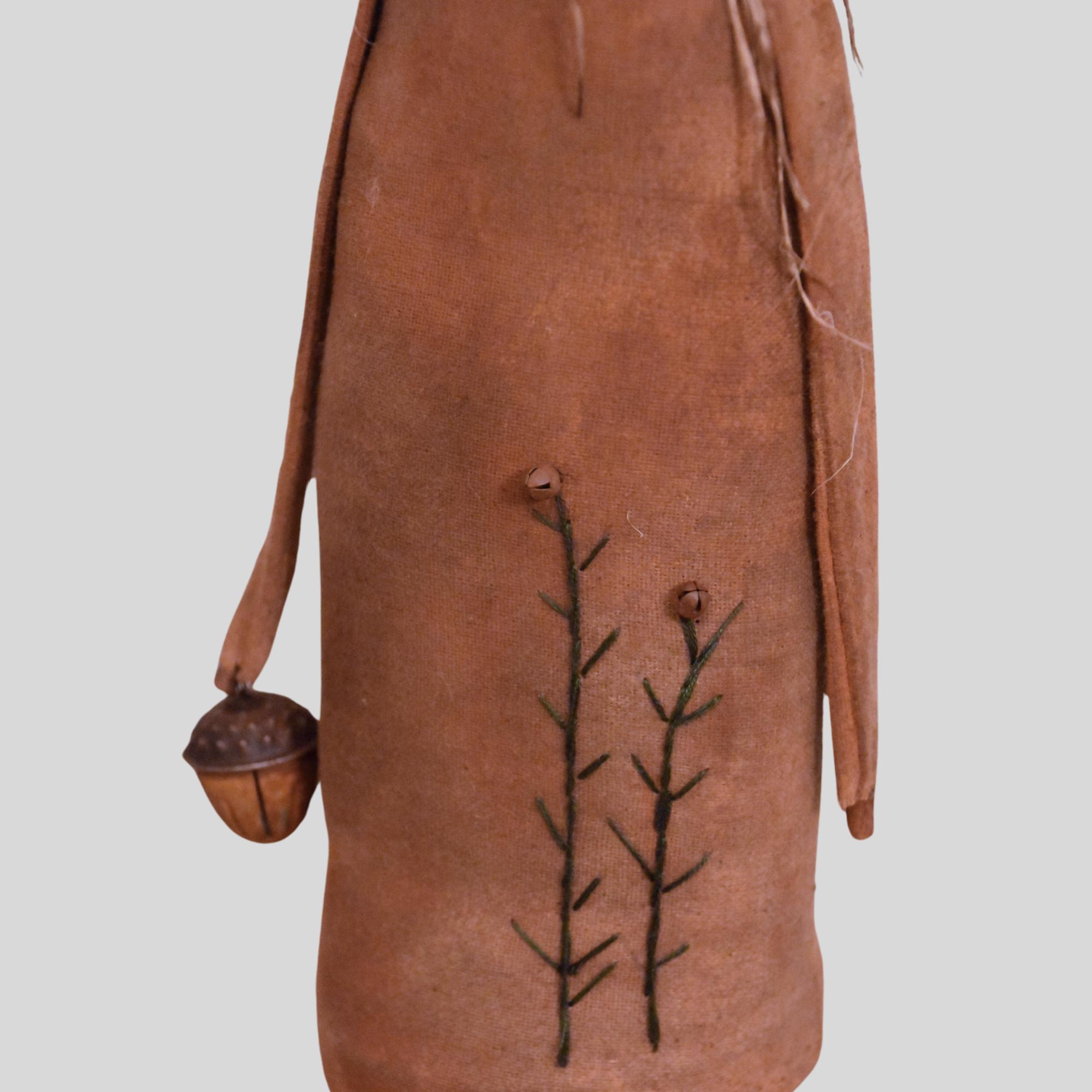 Willow a Rustic Farmhouse Primitive Pumpkin Fall Figure With Acorn and ...