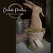 Primitive Farmhouse Garden Bunny Rabbit Digital Pattern by Chickadee ...