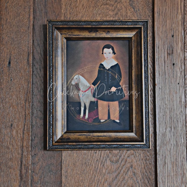 Primitive Portrait - Etsy