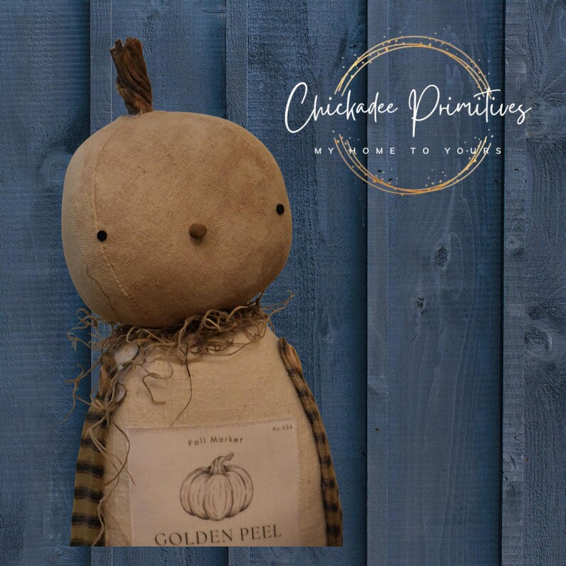 NEWEST PATTERN Fall Farmhouse Mercantile Pumpkin Doll Decoration by ...