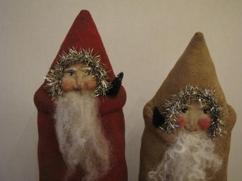 Primitive Santa Belsnickel Christmas PATTERN by Chickadee Primitives ...