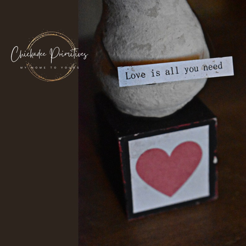 Clay Valentine Snowman Assemblage Tutorial by Chickadee Primitives PDF ...