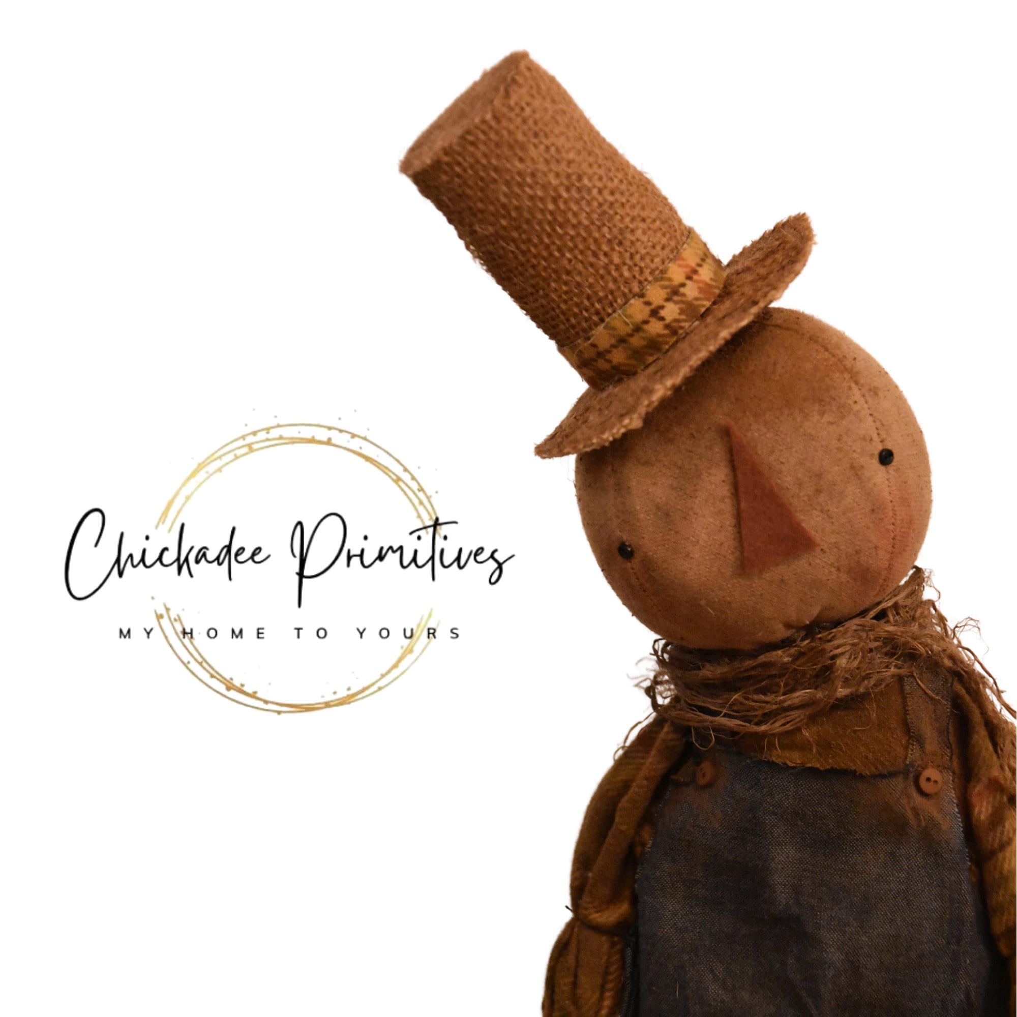 Primitive Farmhouse Fall Pumpkin Scarecrow Doll Pattern ONLY! - Etsy