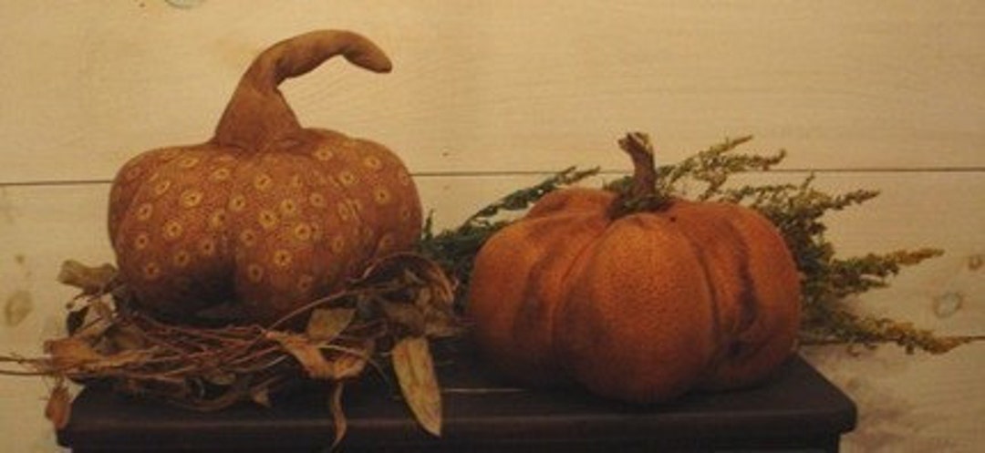 Primitive Folk Art Fall Pumpkin Pattern by Chickadee Primitives - Etsy