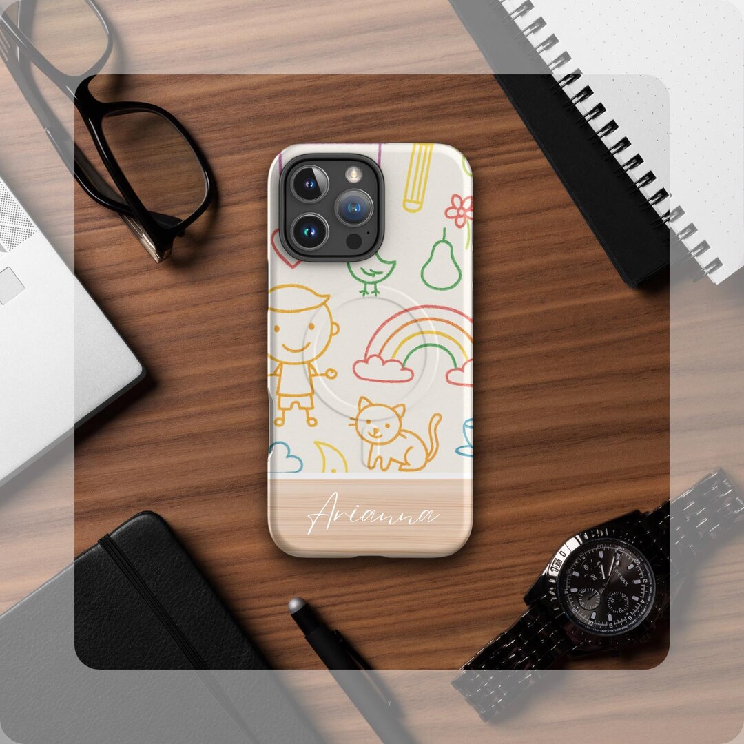 Cute Magsafe iPhone 14 15 16 Pro Case, Personalized Phone Case for ...
