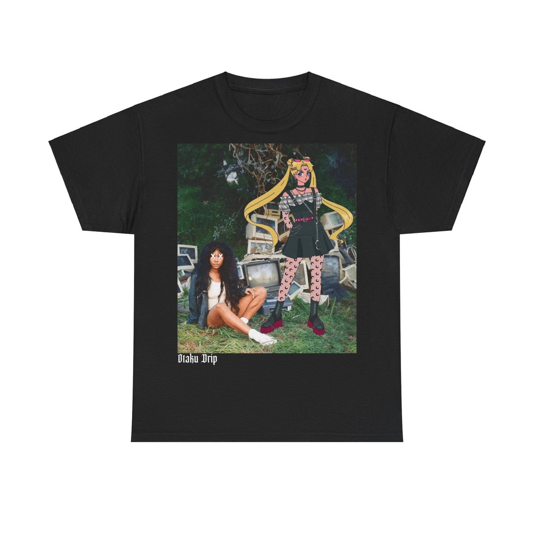 Sailor Moon X SZA Anime Hiphop Graphic T-shirt - Etsy