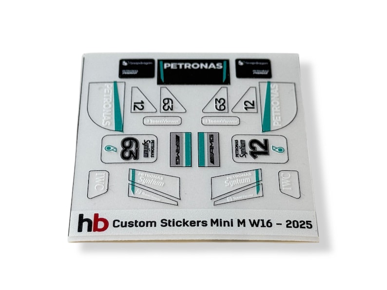 Alternative Stickers - M W16 - LEGO® F1® Collectible Race Cars - 71049 ...