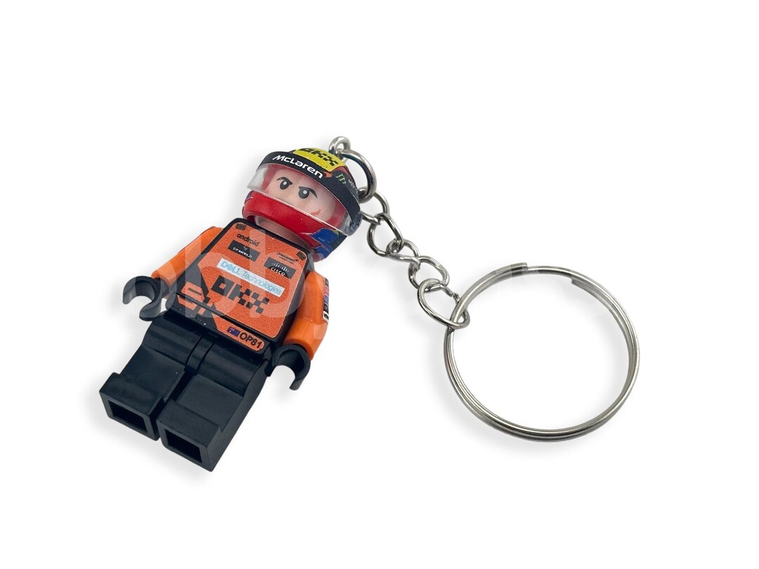 Custom Minifig Keychain - Oscar Piastri - 2024 Season - Etsy