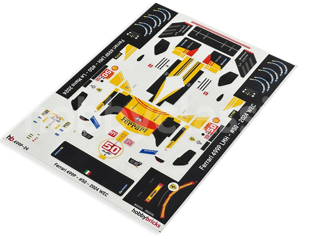 Pre-cut Stickers - F 499P - 2024 WEC - Etsy UK