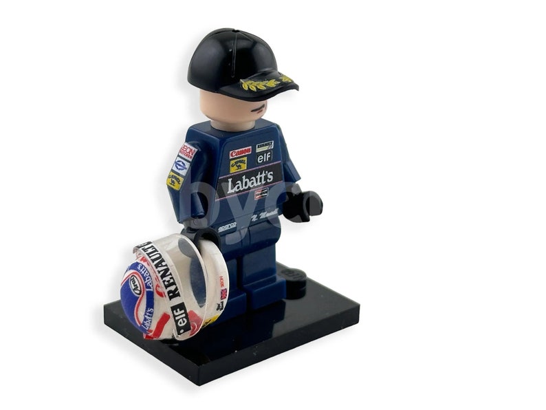 Custom MiniFig - Nigel Mansell - Wereldkampioen van 1992 - Etsy Nederland