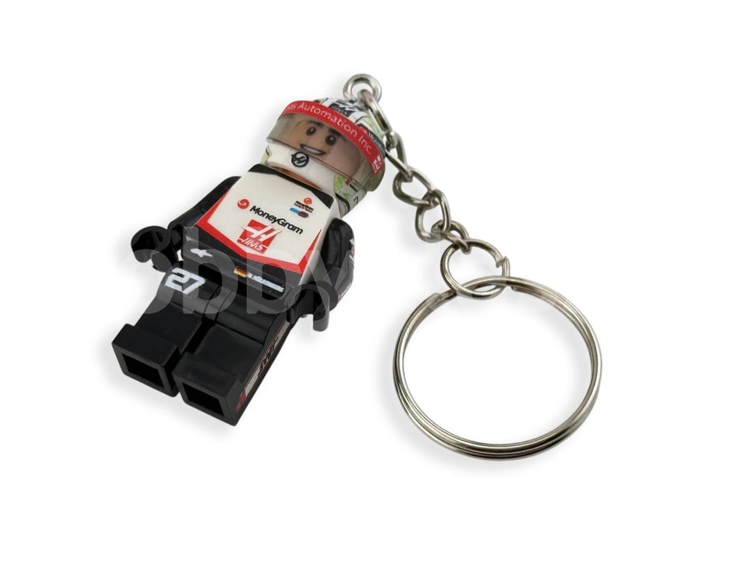Custom Minifig Keychain - Nico Hülkenberg - 2024 Season - Etsy