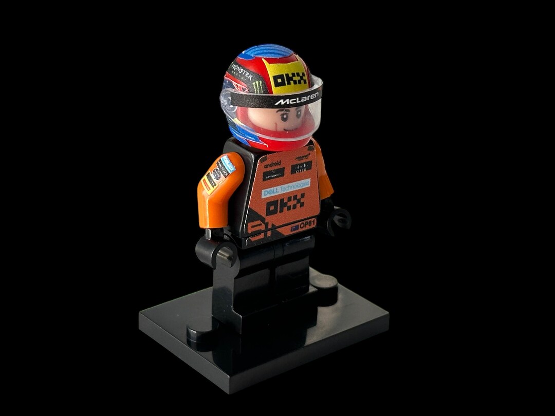 LEGO Minifigure Oscar Piastri 2024 Season - Etsy
