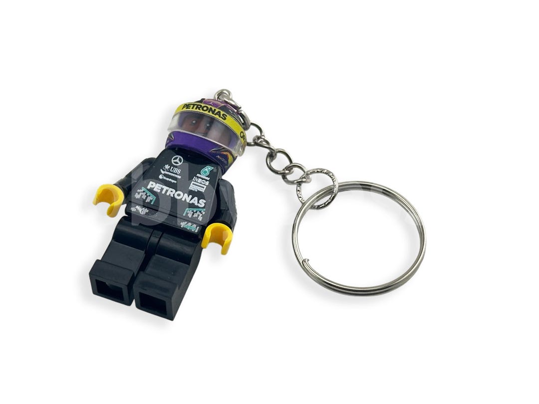 Minifigure Keychain - Lewis Hamilton - 2024 Season - Etsy