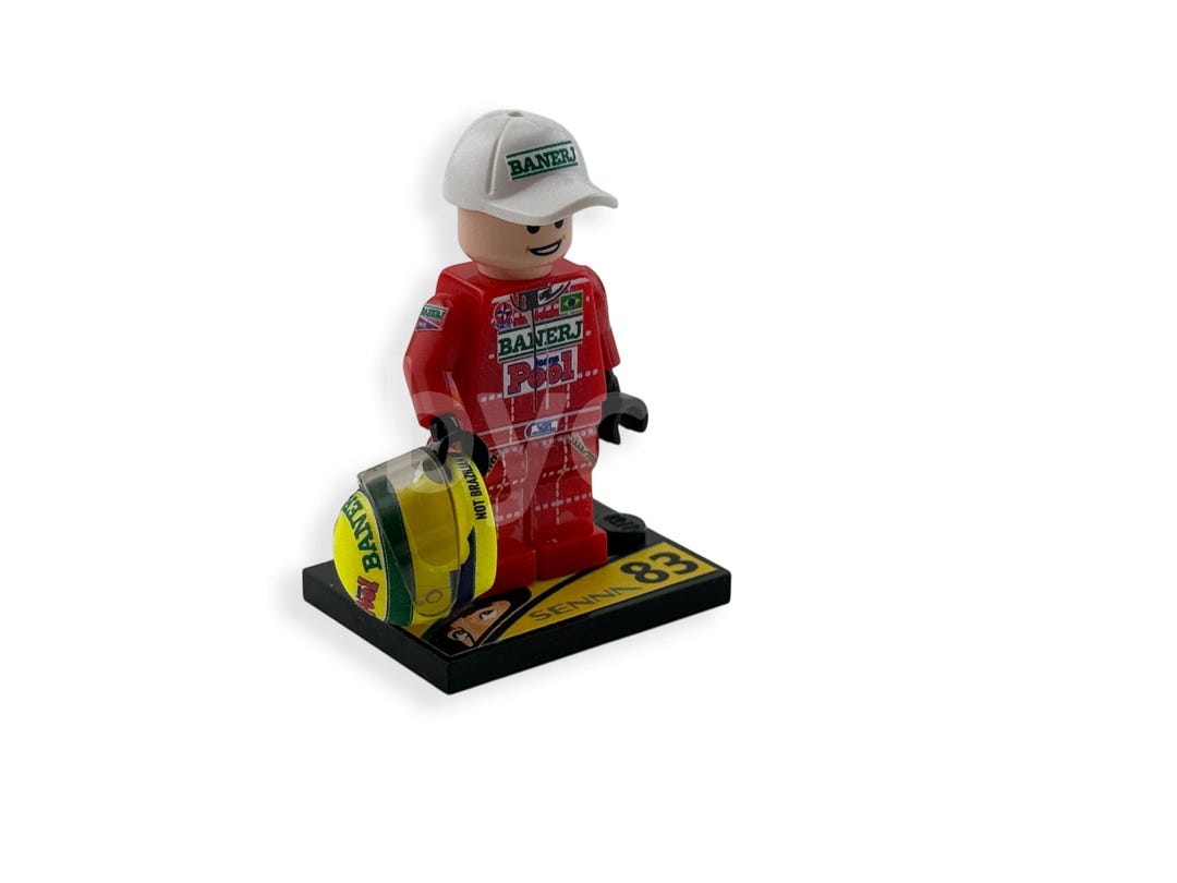 Custom Minifig - Ayrton Senna - Formula 3 - 1983 Season - Etsy