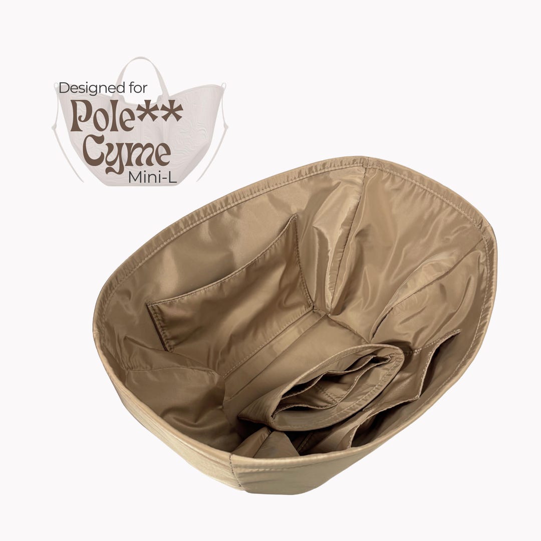 Poushy Waterproof Nylon Organizer Fits Cyme Tote Bag / Premium Fabric Insert for Pol*** Large ...