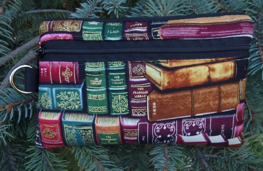 Book Mini Wallet, Purse Organizer, Wristlet, Classic Books, Sweet Pea ...