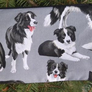 Border Collie Zippered Bag for Makeup or Accessories, a Multi Use ...