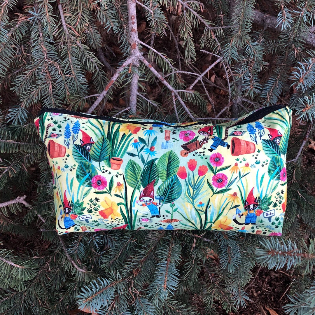 Cats Flat Bottom Bag for Mahjongg Tiles, Knitting Notions, Makeup and ...