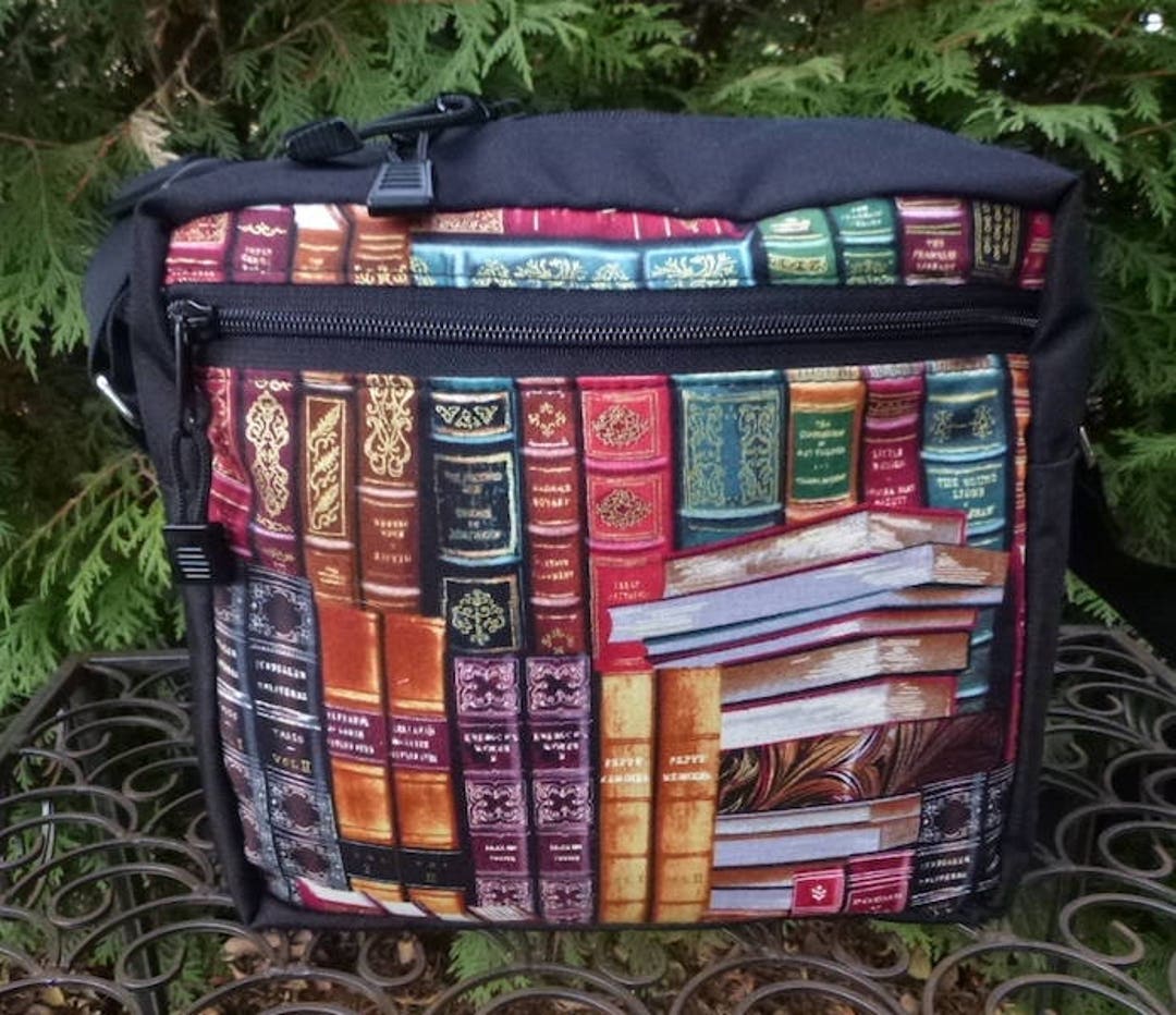 Books Shoulder Bag, Zippered Cross Body Bag, Cross Body Bag With ...