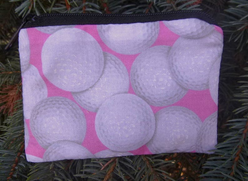Golf Coin Purse Tee and Ball Marker Pouch Gift Card Pouch - Etsy