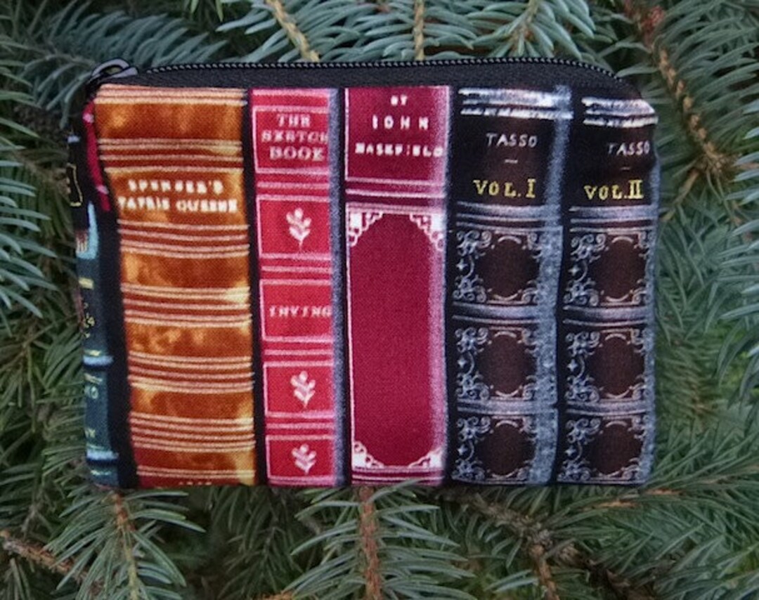 Books Coin Purse, Gift Card Pouch, Credit Card Pouch, Classic Books ...