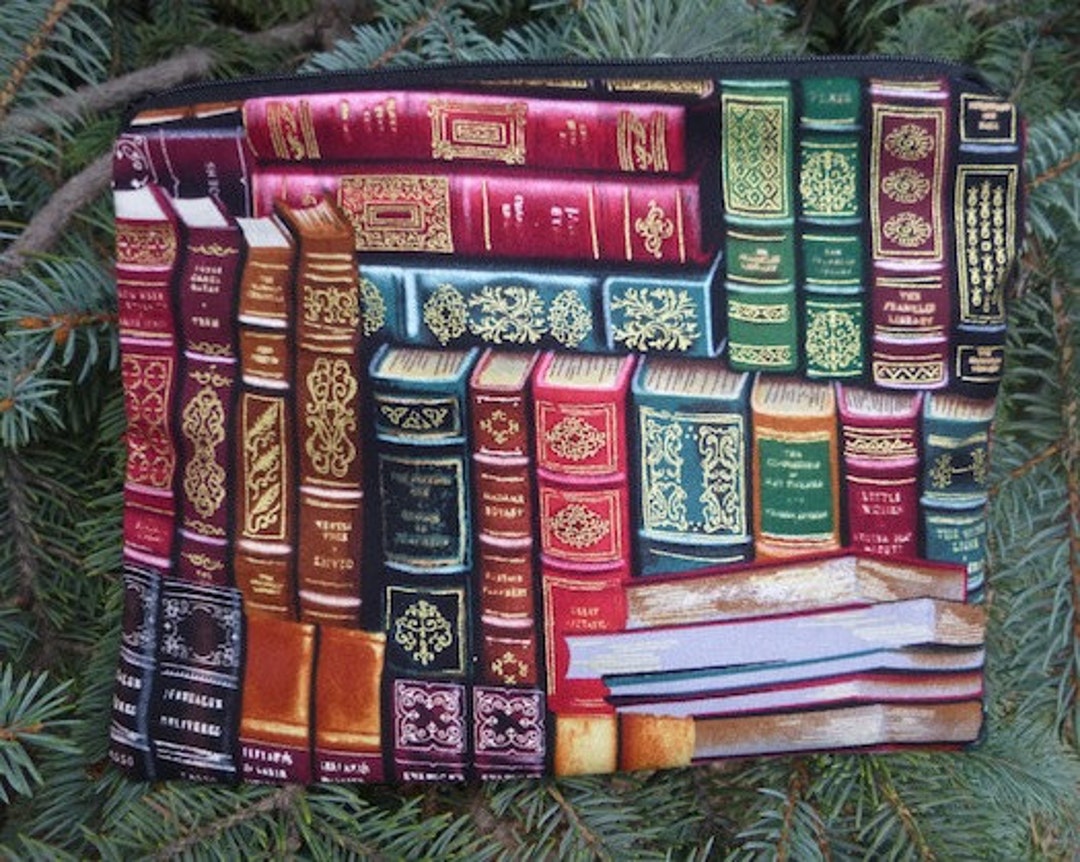 Books Mah Jongg Card and Coin Purse, Classic Books, the Slide - Etsy