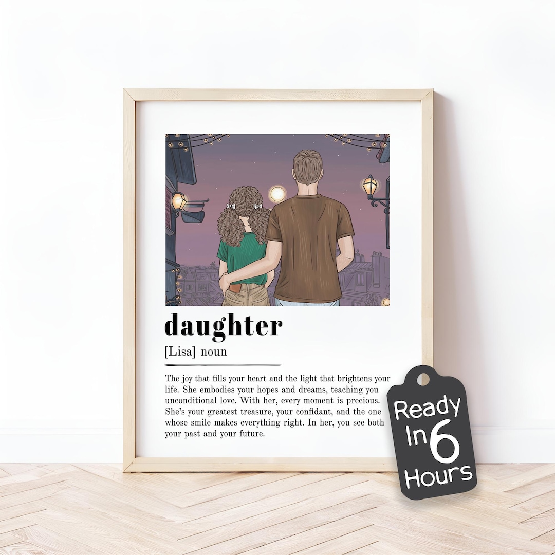 Definition Daughter | Custom Little Girl & Family Portrait, Best ...