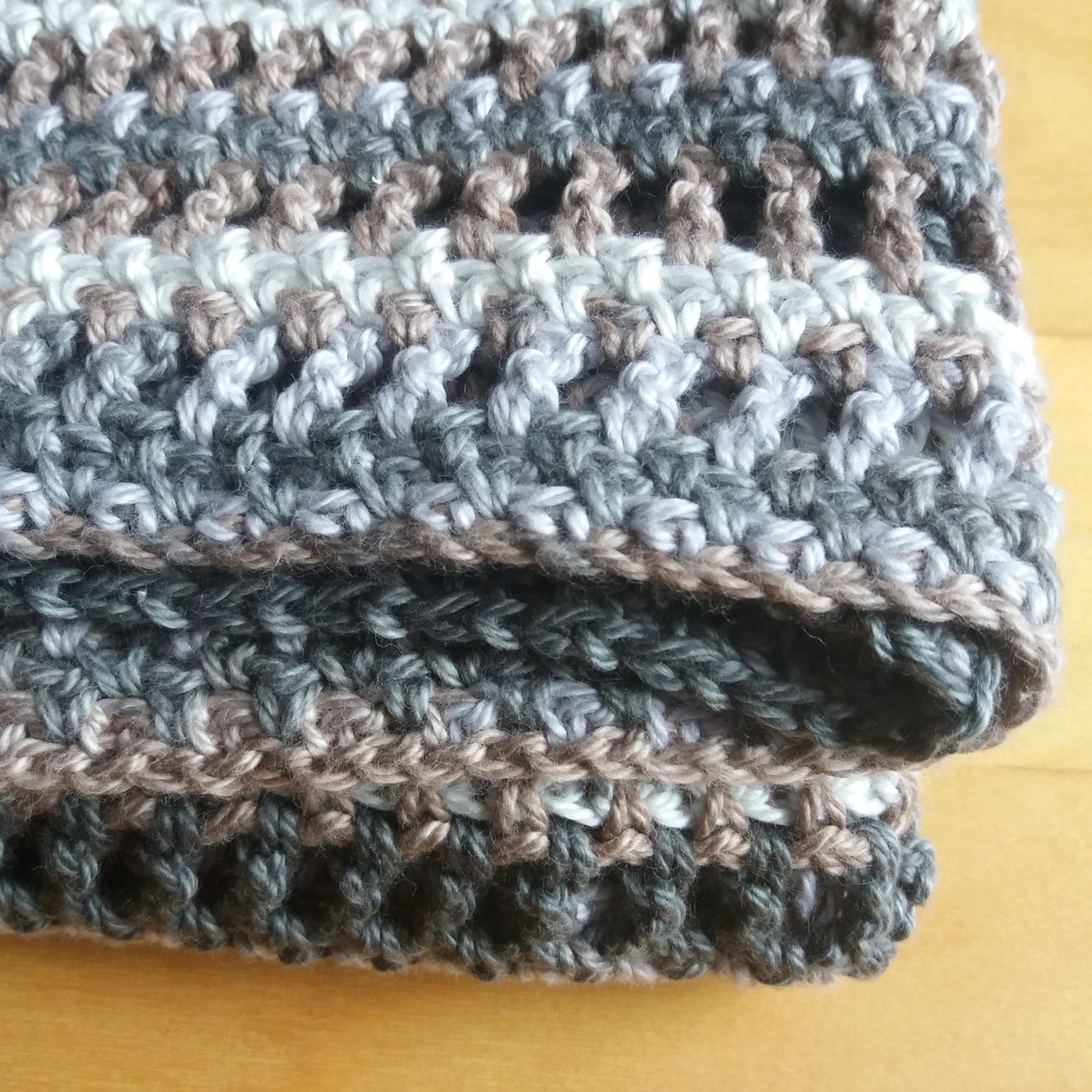 Crochet Pattern for Heron Blanket Textured Throw Cotton DK | Etsy UK