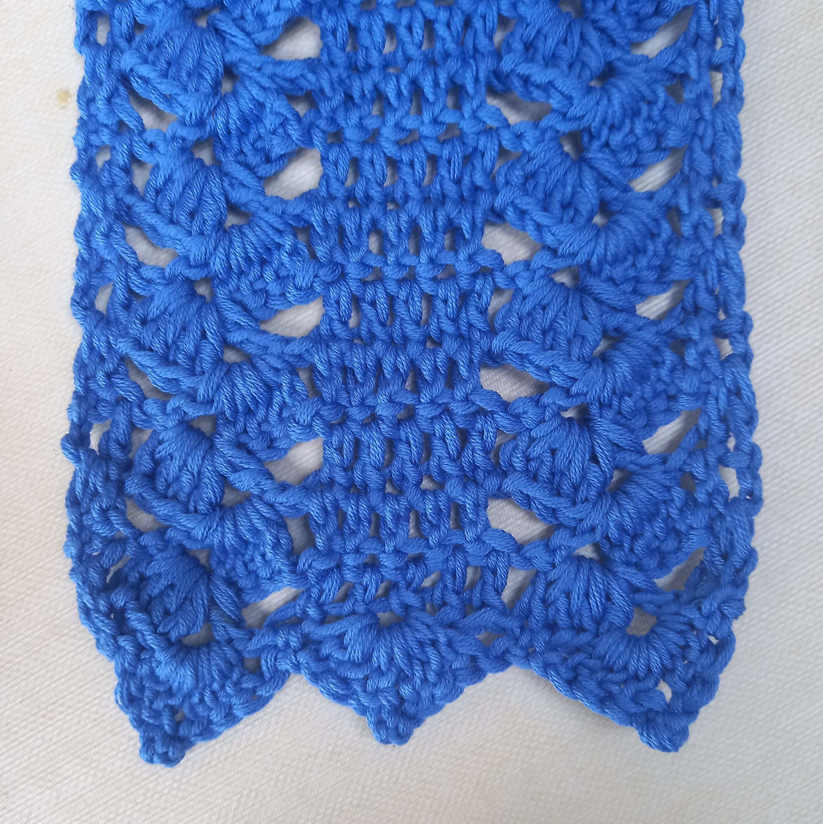 Crochet Pattern Bamboo Cotton Scarf DK Borage Scarf | Etsy