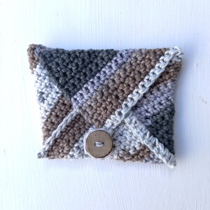 Crochet Pattern Download File - Treasure Pouch - Small Envelope Bag ...