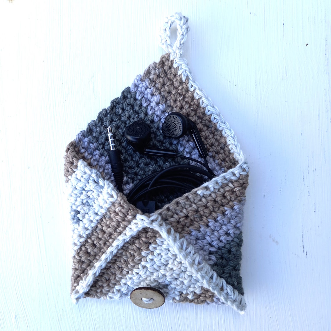 Crochet Pattern Download File - Treasure Pouch - Small Envelope Bag ...