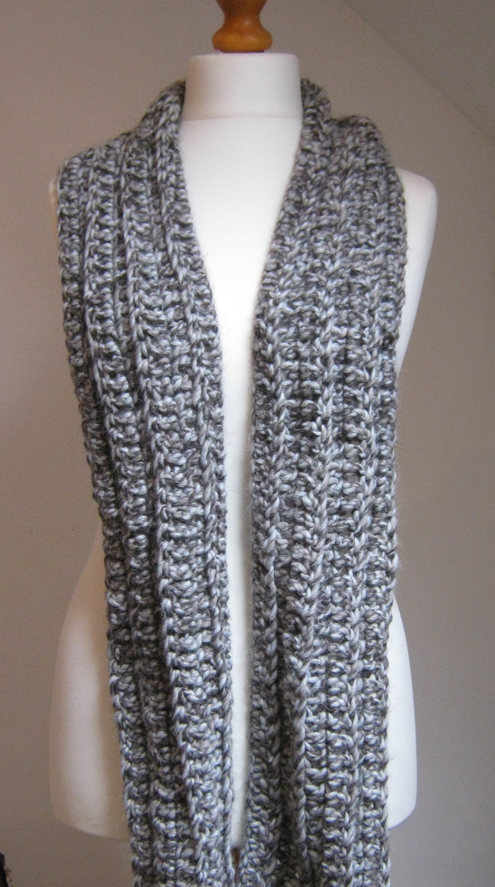 Squirrel Scarf - Crochet Pattern - Chunky Textured Scarf - Instant ...