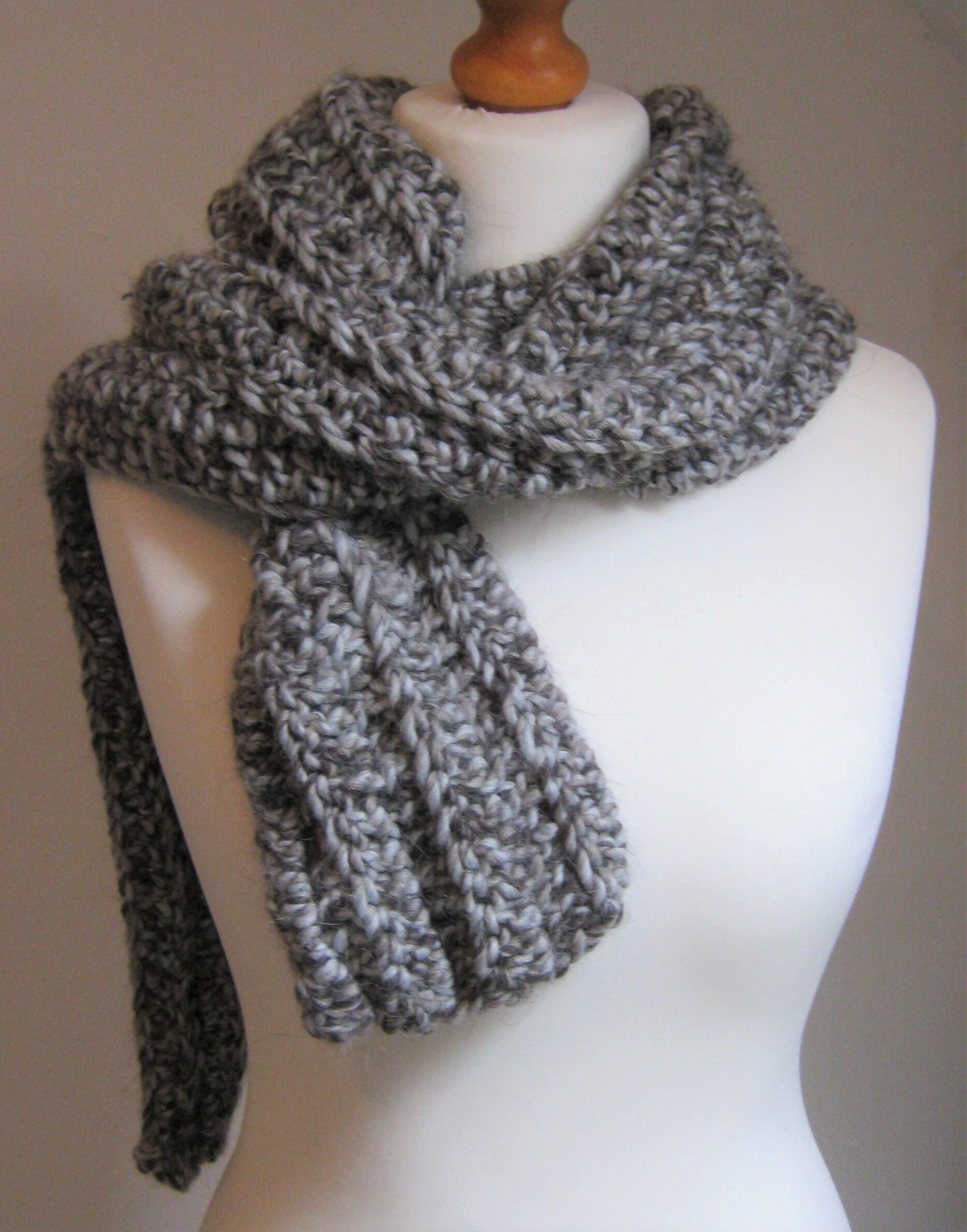 Squirrel Scarf - Crochet Pattern - Chunky Textured Scarf - Instant ...