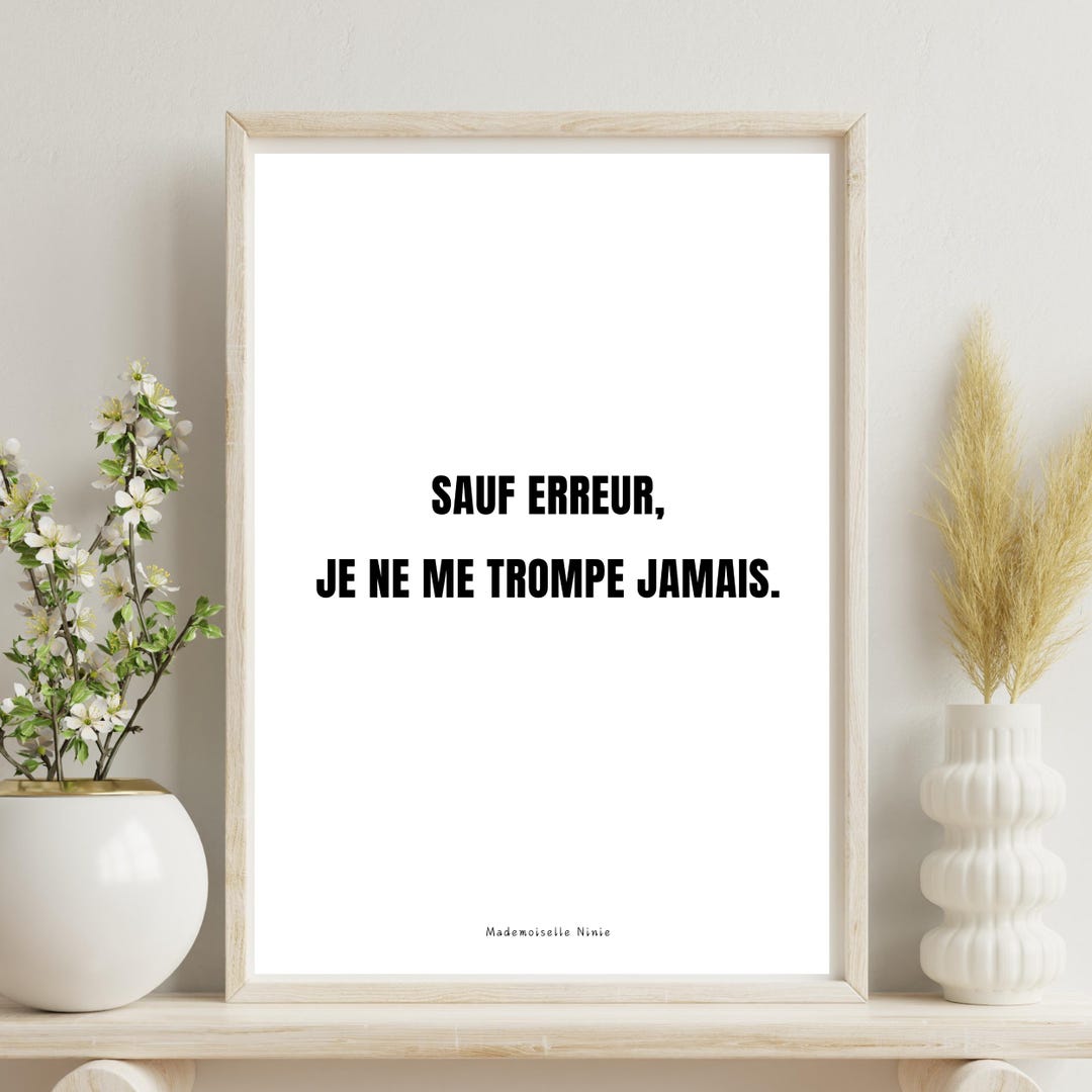 Humor Wall Poster - Printable Decoration PDF A4 A3 - Funny and Offbeat ...