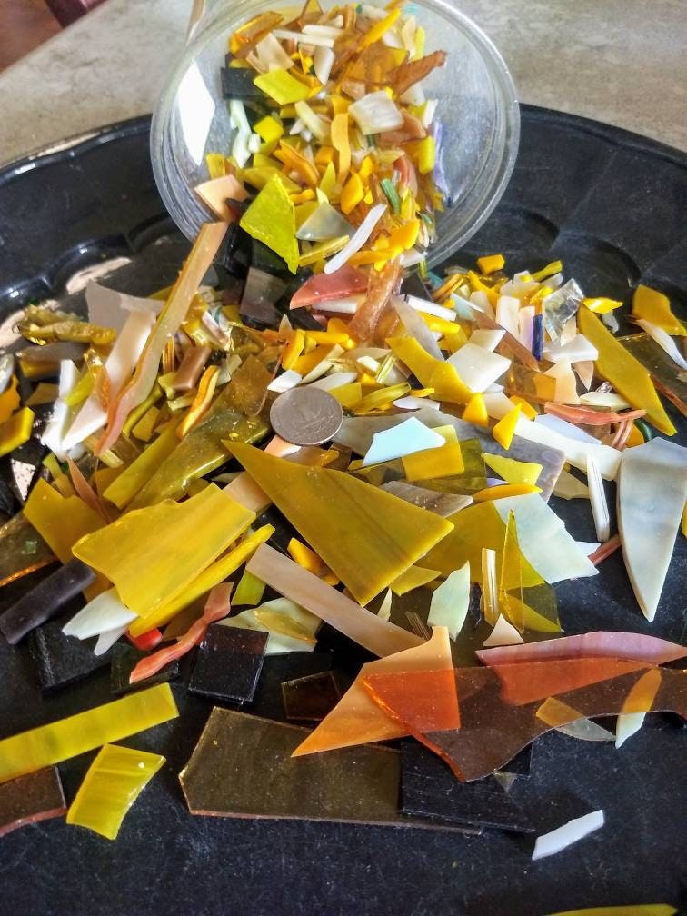 Bits of Glass Shards for Mosaic Art Designing - Etsy