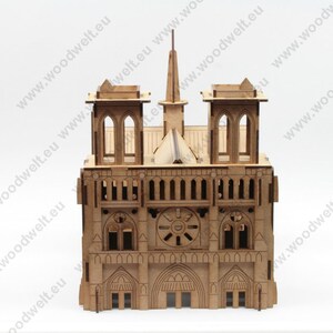 Notre Dame Cathedral 3D Puzzle Artikel 314 - Etsy