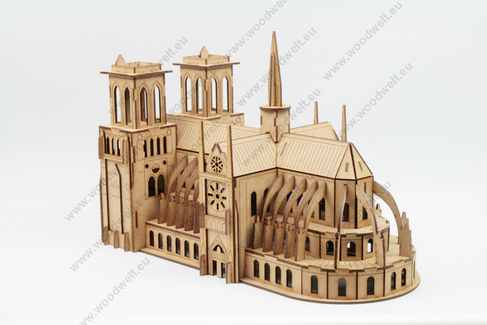 Notre Dame Cathedral 3D Puzzle Artikel 314 - Etsy
