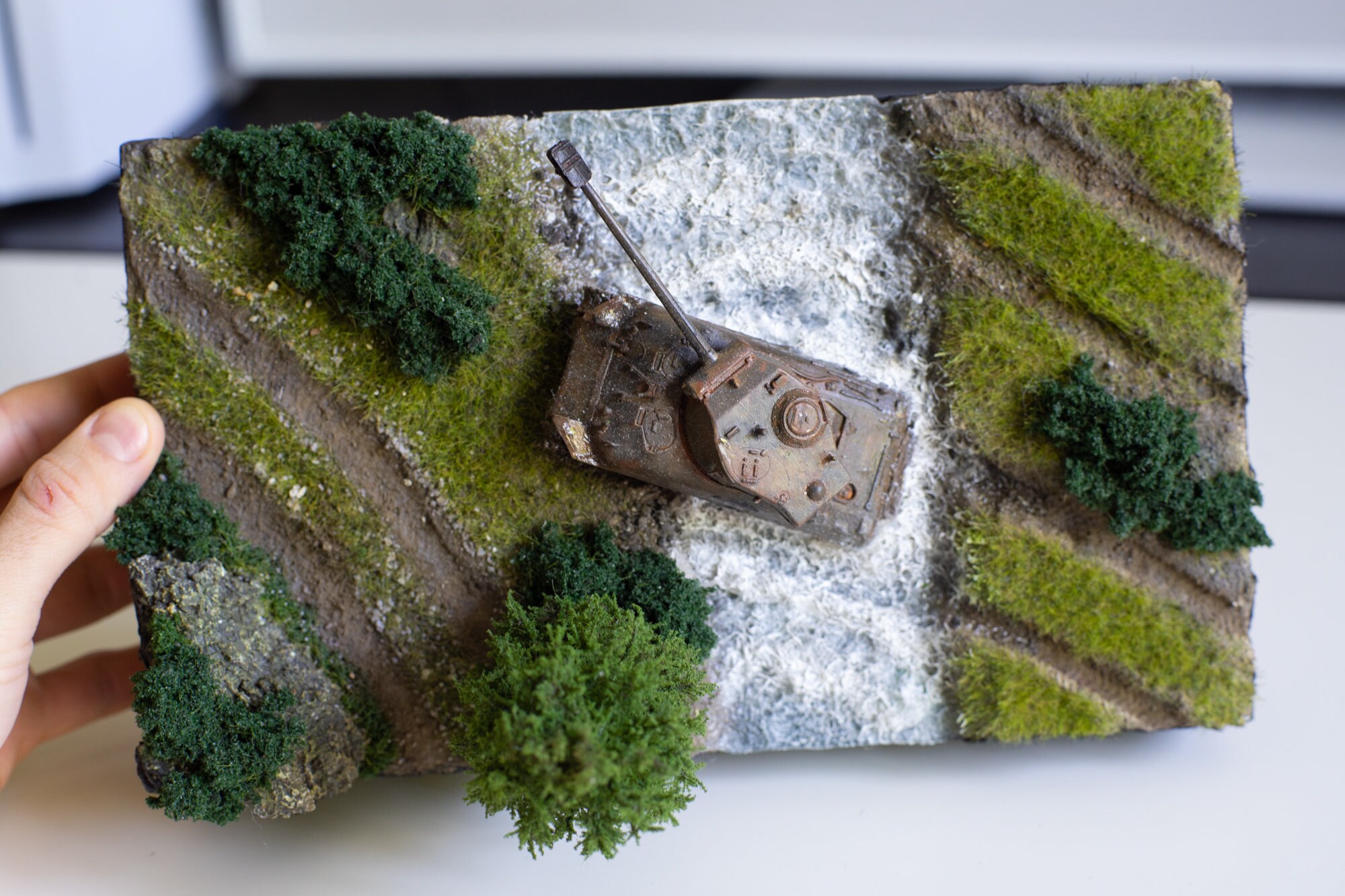 Diorama French M4 1/72 Tank on the Border of France and Italy - Etsy