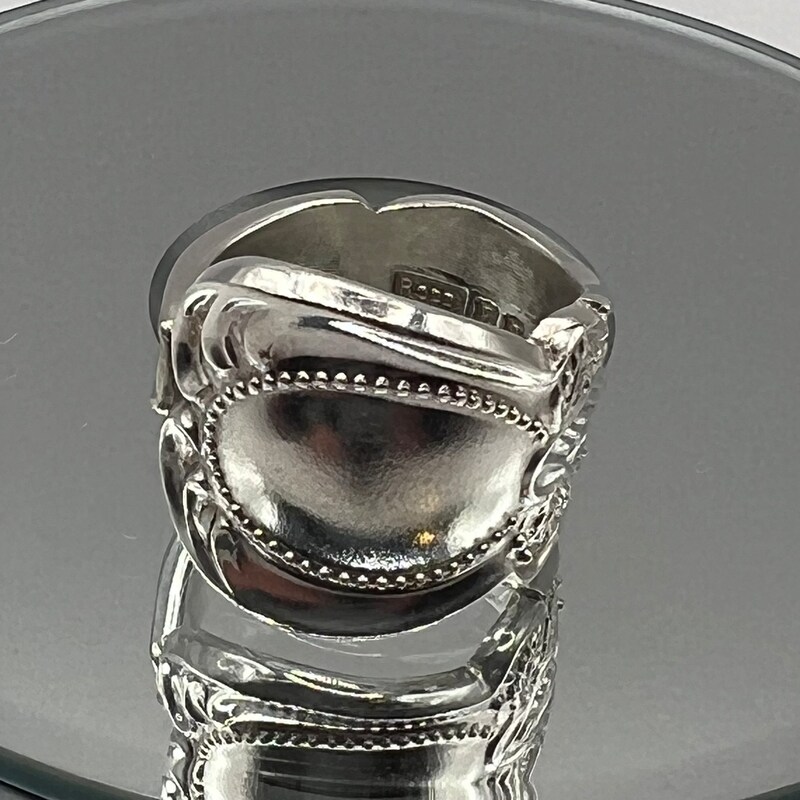 Silver Spoon Ring - Etsy