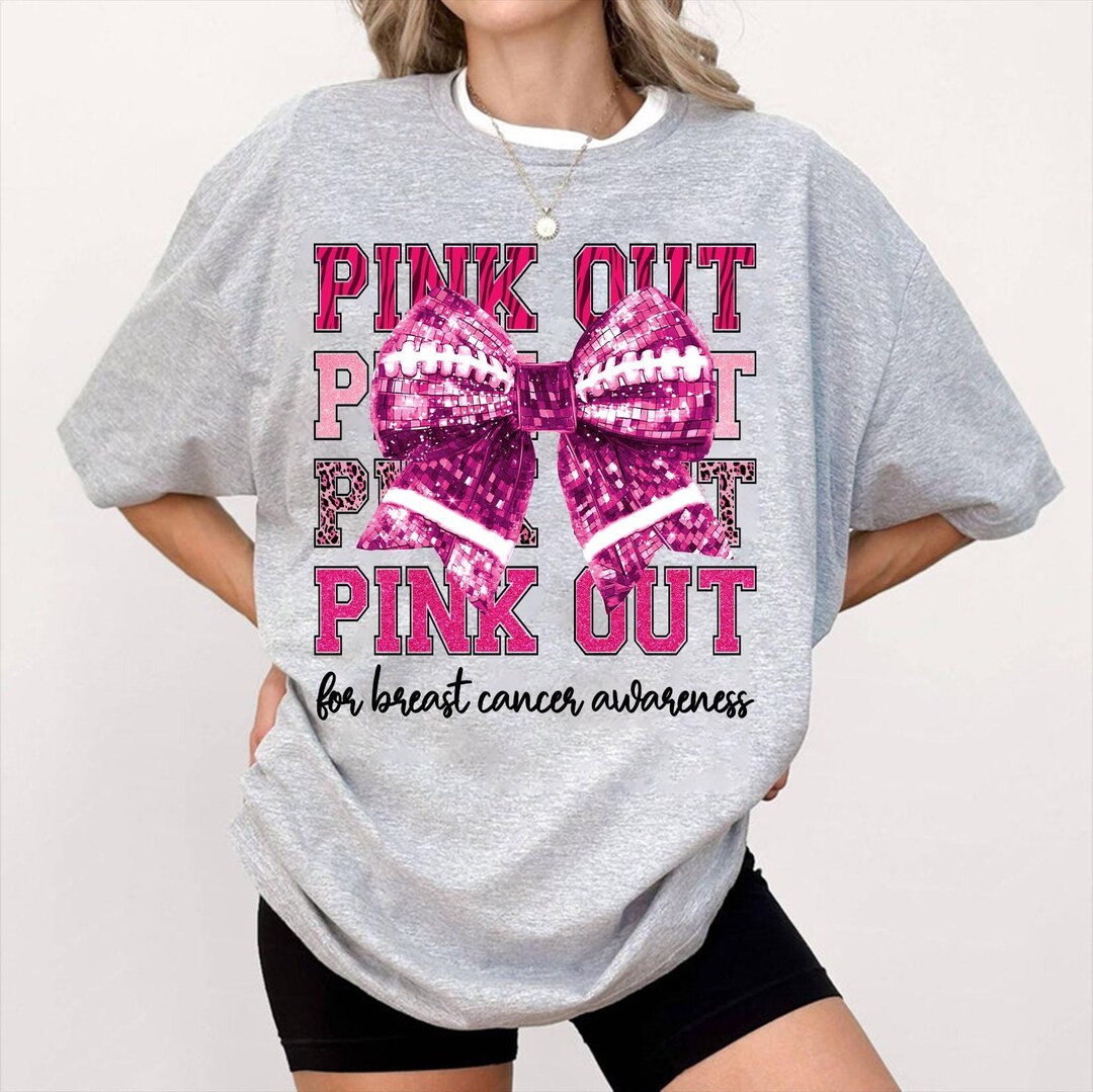 Football Pink Out Png, Breast Cancer Football Png, Breast Cancer ...