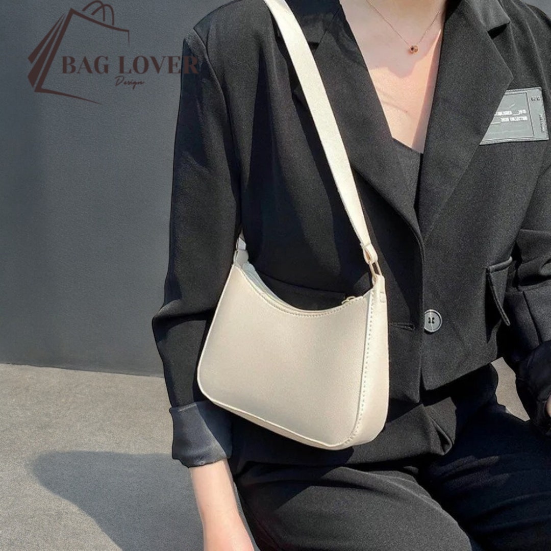 Minimalist Leather Shoulder Bag, Leather Small Crossbody Bag, Womens ...