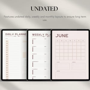 Digital Teacher Planner Simple Digital Planner School Planner Undated ...