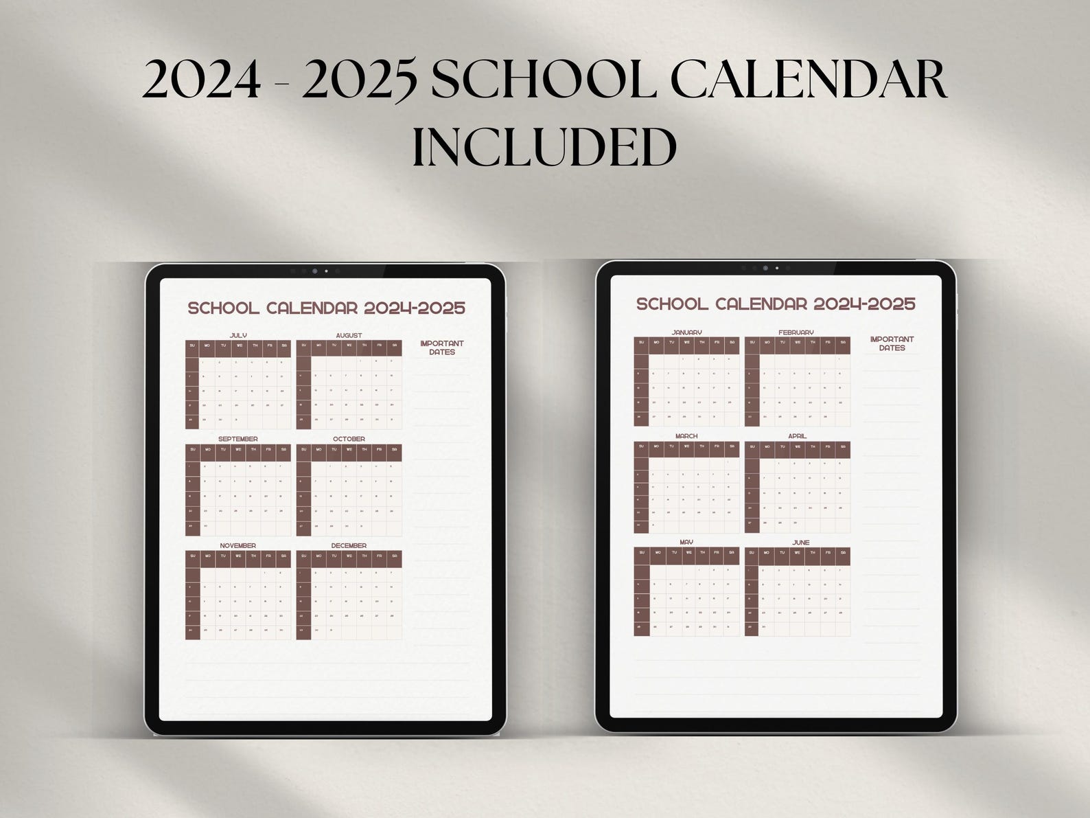 Digital Teacher Planner Simple Digital Planner School Planner Undated ...