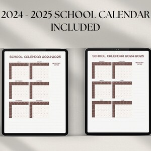 Digital Teacher Planner Simple Digital Planner School Planner Undated ...