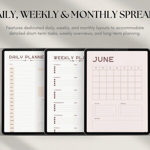 Digital Teacher Planner Simple Digital Planner School Planner Undated ...