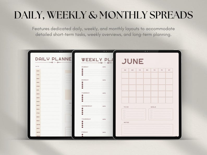 Digital Teacher Planner Simple Digital Planner School Planner Undated ...