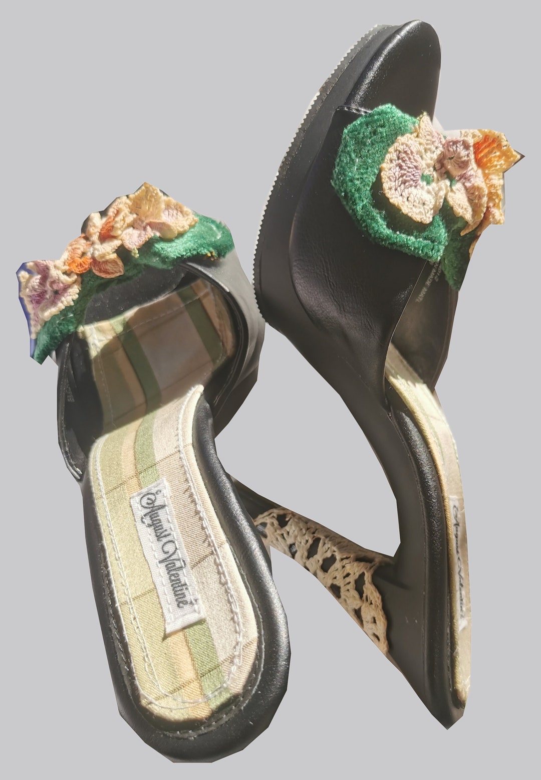 Emerald Garden Mules - Etsy